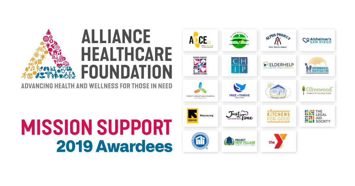 Alliance Healthcare Foundation Awards $1M in Mission Support Grants to ...