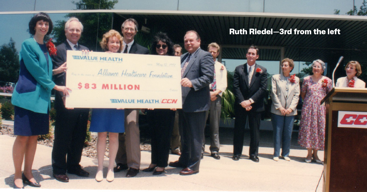 Uniquely Bold: Ruth Riedel's Impact on AHF - Alliance Healthcare Foundation